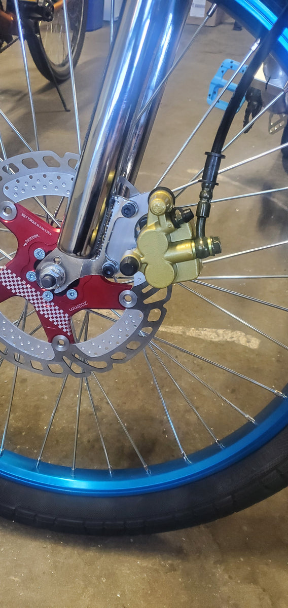 220mm Front Pit Bike Caliper Adapter – Smolik Performance Inc